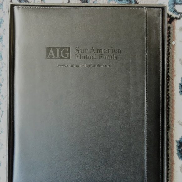 Unknown | Office | Aig Sun America Mutual Funds 2 X 9 Black Leatherette ...